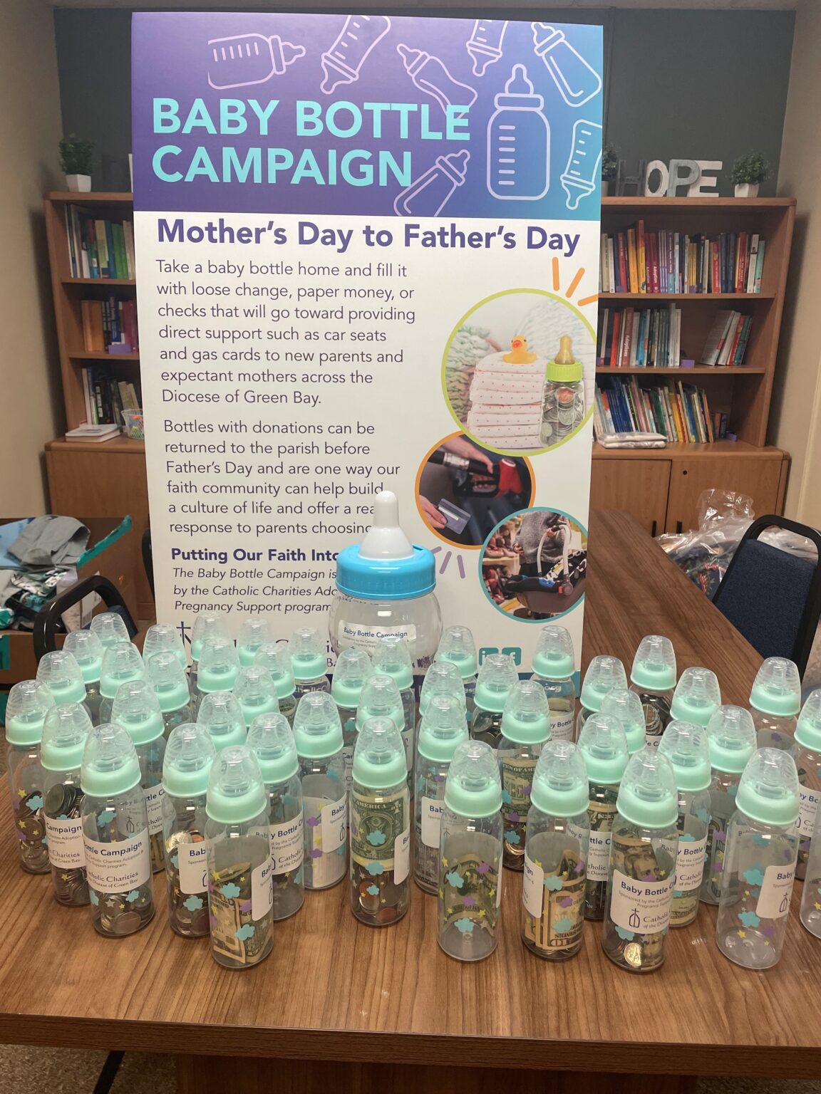 2nd annual Baby Bottle Campaign a success | Catholic Charities of the ...
